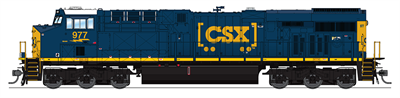 BWL 5863 GE ES44AC, CSX 993, Boxcar Scheme, Paragon3 Sound/DC/DCC ...