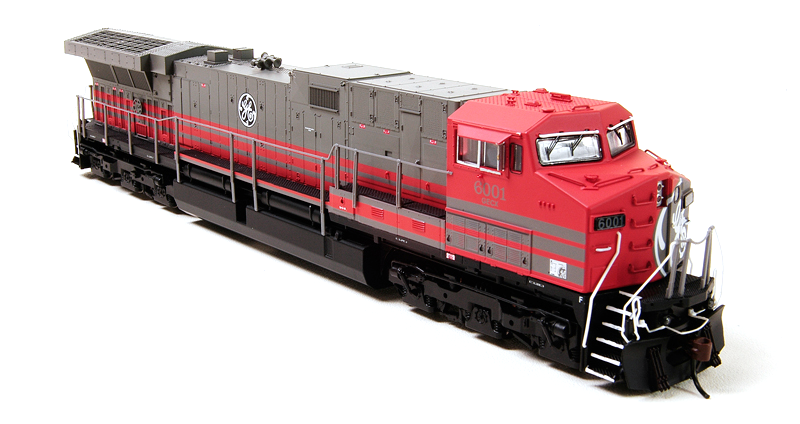 Broadway Limited 3429 GE AC6000, GECX #6001, Red & Gray Scheme ...