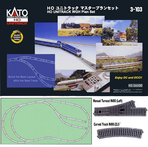 KATO HO UNITRACK WGH PLAN SET