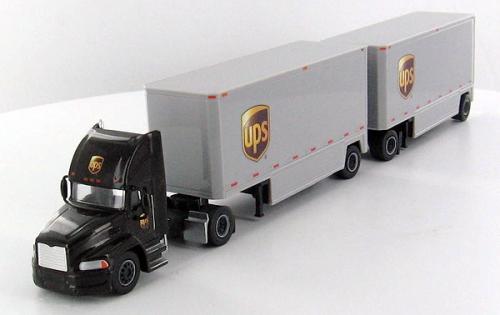 TONKIN UPS - Mack Day Cab with Double Drop Deck Vans